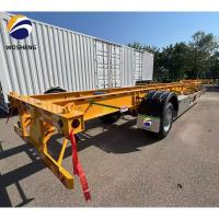 China Payload 30000 kg Durable Skeleton Semi Trailer for Truck in 20/40/45/48/53 Feet for sale