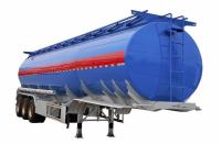 China 3 Axle Stainless Steel 50000 Liters Oil Tanker Semi Trailer for High Volume Transport for sale