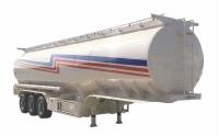 China 3 Axle Stainless Steel 50000 Liters Oil Tanker Semi Trailer for High Volume Transport for sale