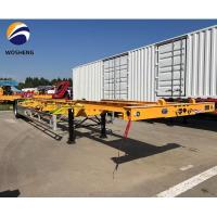 China Container Transport 40ft 12m Container Trailer Chassis for 20 Feet and 40 Ft Containers for sale