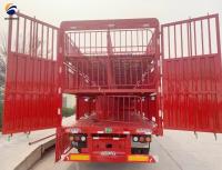 China 3 Axles 20-60tons High Fence Semi Trailer with SAF Two Speed 28t Heavy Duty Landing Gear for sale
