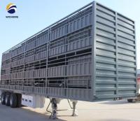 China 3 Axles 20-60tons High Fence Semi Trailer with SAF Two Speed 28t Heavy Duty Landing Gear for sale