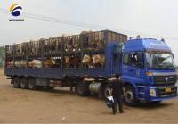 China 3 Axles 20-60tons High Fence Semi Trailer with SAF Two Speed 28t Heavy Duty Landing Gear for sale