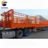 China 3 Axle 50 Tons Fence Semi Trailer For Vegetable And Livestock With High Load Capacity for sale