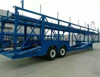 China Steel 2/3 Axle 8 Position Car Carrier Semi Trailer with -Produced Air Drum Brake System for sale