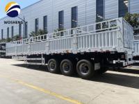 China 50T Capacity 3 Axle 12.4m Side Wall Fence Semi Trailer Customizable and Classic Type for sale