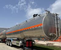 China Standard Axle Transport Fuel Oil Customization 3 Axles Aluminum Alloy Tank Semi Trailer for sale