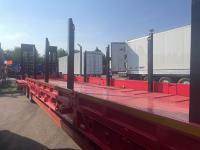 China Heavy Duty Lowboy Trailer with Max Payload of 30000 kg and Size of 16000x2500x1100mm for sale