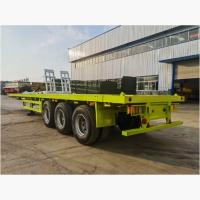 China Beam Q345b Semi-Trailer for Transport of 50-70tons Cargo 12500x2500x1600-3100mm for sale