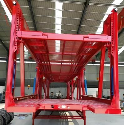 China 2 Axle Double Deck Car Carrier Semi-Trailer with Customizable Dimensions from Wosheng for sale