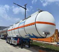 China Stainless Steel Aluminum Alloy Tank Trailer Max Payload 30000 kg for Liquid Transport for sale