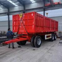 China 40-100 tons Drawbar Towing Dolly Full Truck Trailer With Side Wall Stake for Heavy Loads for sale