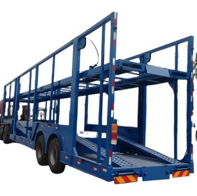 China 3 Axle Vehicle Transport Car Carrier Semi Trailer for 6-10 Position Trucks Guaranteed for sale
