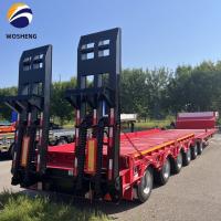 China 30-120tons Truck Semi Trailer for Heavy Duty Equipment  13-18m x 2.5-3m x 3.3m for sale