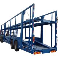 China 2024 3 Axle Double Deck 6-10 Unit Car Carrier Semi Trailer Truck Trailer Tire 12R22.5 for sale