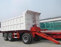 China Q345 Carbon Steel 2 Axle 3 Axle Draw Bar Trailer with 30 Ton Capacity and Side Wall for sale