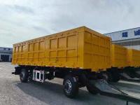 China 500mm Height Q345 Carbon Steel Drawbar Towing Dolly Full Trailer for 40-100 Tons Load for sale