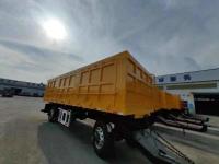 China 500mm Height Q345 Carbon Steel Drawbar Towing Dolly Full Trailer for 40-100 Tons Load for sale