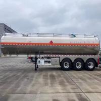 China 45000 Liters Aluminium Alloy Stainless Steel Fuel Tank Semi Trailer with 2/3 Axles for sale