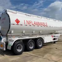 China 45 CBM Fuel Tank Trailer For Transporting Fuel And Water Truck Tanker Trailer by WOSHENG for sale