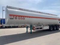 China 45 CBM Fuel Tank Trailer For Transporting Fuel And Water Truck Tanker Trailer by WOSHENG for sale