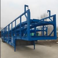China OTTC 60T 2/3 Axle Double Deck Car and SUV Vehicle Transport Car Carrier Truck Semi Trailer for sale