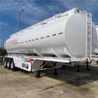 China Stainless Steel 3 Axles Fuel Oil Truck Semi-Trailers 4000 to 45000 Litres Oil Tanker for sale