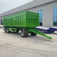 China 500mm Q345 Carbon Steel Main Beam 2-Axle Drawbar Trailer for Versatile Applications for sale