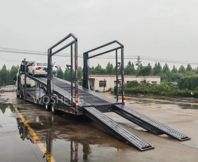 China 6-10 Units Double Deck Car Carrying Truck Trailer Best Choice for Car Transport for sale