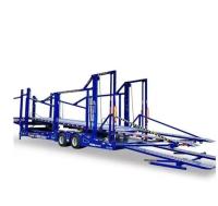 China Wosheng 2 Axles Car Carrier Trailer Double Deck Car Transport Semi Trailer for Durable for sale