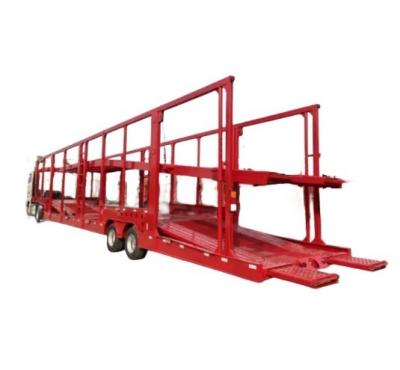 China 2-axles Enforced Mechanical Suspension Car Carrier Semi Trailer for Vehicle Transport for sale