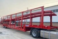 China 2-axles Enforced Mechanical Suspension Car Carrier Semi Trailer for Vehicle Transport for sale