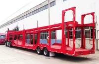 China 2-axles Enforced Mechanical Suspension Car Carrier Semi Trailer for Vehicle Transport for sale