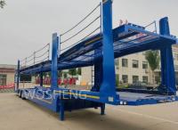 China Double Deck Car Carrier Trailer for Car Transport Semi Trailer Produced by Wosheng for sale