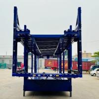 China Double Deck Car Carrier Trailer for Car Transport Semi Trailer Produced by Wosheng for sale