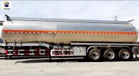 China Truck Trailer 20-60CBM Liquid Food Tank Semi Trailer with Air/Mechanical Suspension for sale