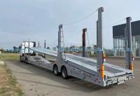China Truck Trailer Double Deck Car Carrier Trailer with Max Payload 30tons in Wosheng for sale