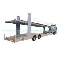 China 1 Unit Landing Gear Wosheng Car Transport Semi Trailer with 2 Axles and Double Deck for sale