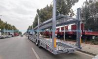 China 1 Unit Landing Gear Wosheng Car Transport Semi Trailer with 2 Axles and Double Deck for sale