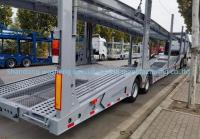 China 1 Unit Landing Gear Wosheng Car Transport Semi Trailer with 2 Axles and Double Deck for sale