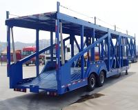 China 9.8 T Lightweight 2 Axle Double Deck Car Carrier Semi Trailer for Car Transporting for sale