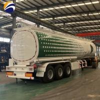 China Max Payload 60Ton 3 Axle 42 45 50 CBM Powder Transporting Bulk Cement Tanker Semi Trailer for sale