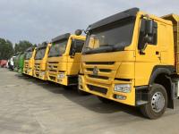 China Sinotruck Howo 3/4 axles 6x4 4x2 8X4 371HP 375HP hydraulic cylinder tipper dump truck for sale