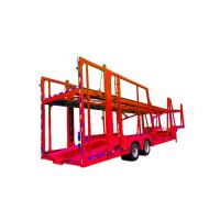 China WS Vehicle Two SAF Axles 8 Cars Transport Trailer Car Carrier Hauler Trailer for Russia for sale