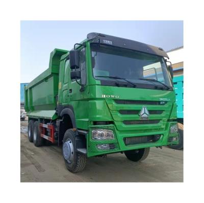 China 100 Ton Rear Tipper Hydraulic Cylinder Dump Truck Used HOWO 6x4 for Muck Transportation for sale