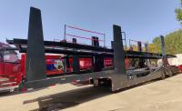 China 8.25x22.5 Steel Rim Double Decker Car Carrier Semi Trailer for Vehicles Customized for sale