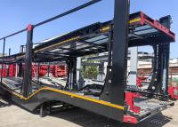 China 8.25x22.5 Steel Rim Double Decker Car Carrier Semi Trailer for Vehicles Customized for sale