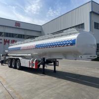 China 20-50cbm Carbon Steel Type Tank Trailer Aluminium Alloy Tanker Semi Trailer Directly for sale