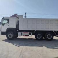 China 10-15T Gross Vehicle Weight Second-Hand Sinotruk Haowo Dump Truck 375 Horsepower for sale