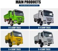 China 10-15T Gross Vehicle Weight Second-Hand Sinotruk Haowo Dump Truck 375 Horsepower for sale